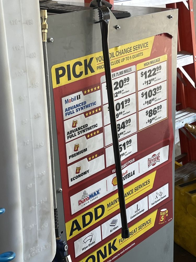 TAKE 5 OIL CHANGE - Updated June 2024 - 11 Reviews - 24988 S Ellsworth ...