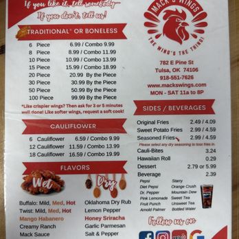 MACK’S WINGS - Updated December 2025 - 112 Photos & 100 Reviews - 782 E ...