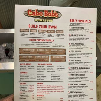 CABO BOB’S BURRITOS - Updated November 2024 - 225 Photos & 231 Reviews ...