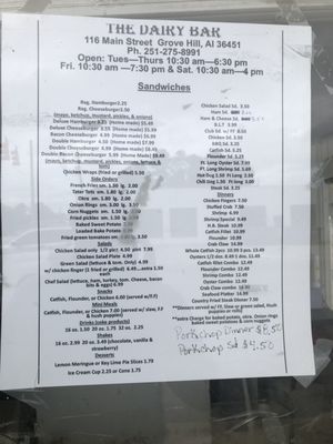 THE DAIRY BAR - Updated September 2025 - 116 Main St, Grove Hill ...