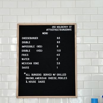 7TH STREET BURGER SOHO - Updated August 2025 - 95 Photos & 40 Reviews ...