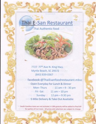 THAI E-SAN RESTAURANT - 109 Photos & 79 Reviews - Thai - 7727 N Kings ...