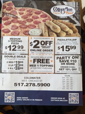 COTTAGE INN PIZZA - Updated July 2025 - 19 Photos & 16 Reviews - 563 E ...