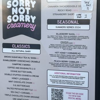 SORRY NOT SORRY CREAMERY - CENTENNIAL - Updated December 2025 - 151 ...