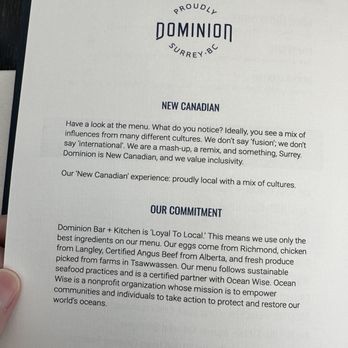 DOMINION BAR + KITCHEN - Updated August 2024 - 135 Photos & 52 Reviews ...