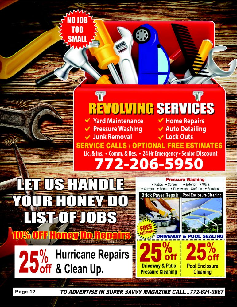 REVOLVING SERVICES - Request a Quote - Fort Pierce, Florida - Handyman ...