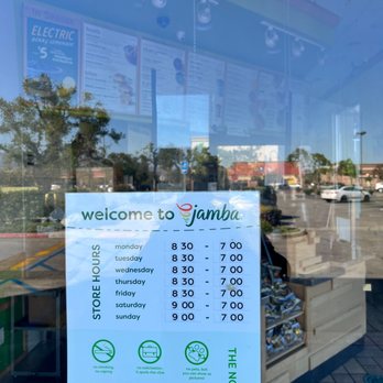 Jamba juice hours store