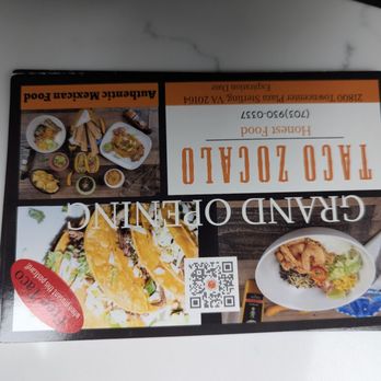 TACO ZOCALO - Updated November 2025 - 18 Reviews - 21800 Towncenter Plz, Sterling, Virginia ...
