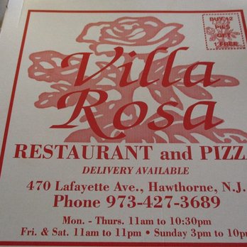 VILLA ROSA RESTAURANT & PIZZERIA with 34 real customer photos - Updated ...