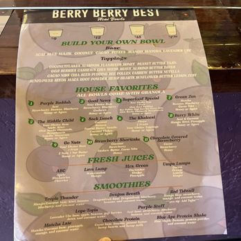 BERRY BERRY BEST ACAI BOWLS - 300 Photos & 263 Reviews - 1237 E ...