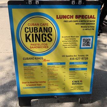 CUBANO KINGS - Updated December 2025 - 28 Photos - 141 Spadina Avenue ...
