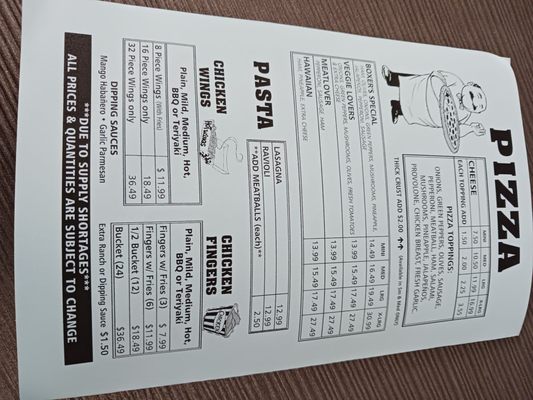 BOXERS PIZZA & SANDWICH SHOP - Updated May 2024 - 54 Photos & 126 ...