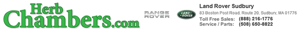 Exciting Herb Chambers Land Rover Sudbury Pictures
