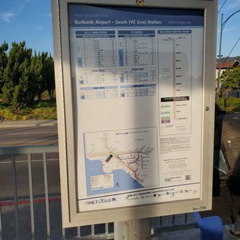 BURBANK AIRPORT - SOUTH VC LINE METROLINK STATION - Updated December ...