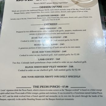 LOUIS’ BASQUE CORNER - Updated August 2024 - 505 Photos & 516 Reviews ...