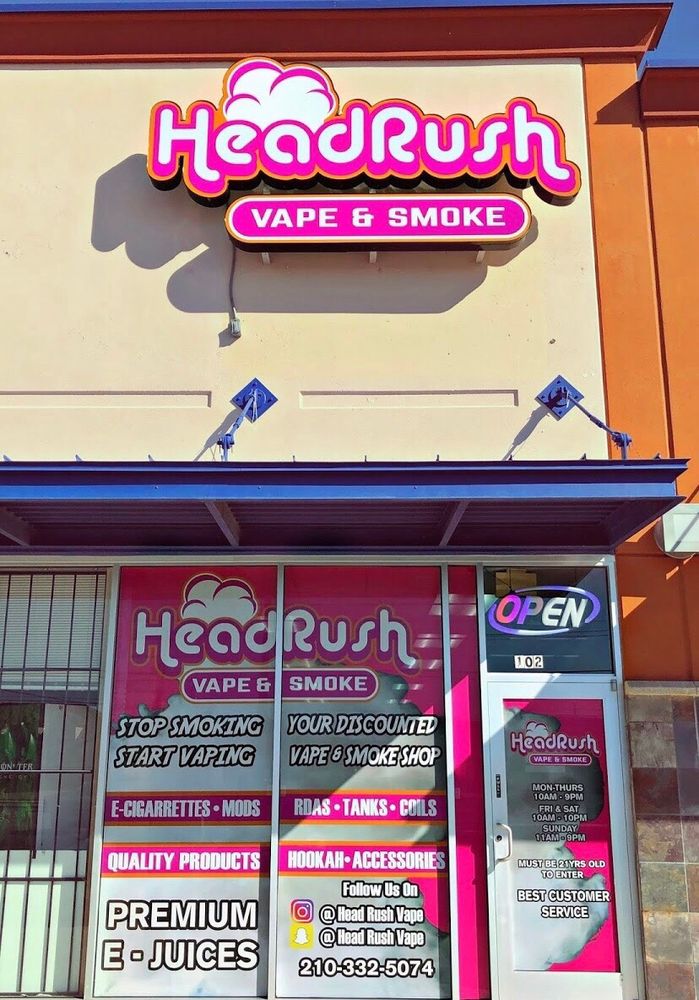 HEADRUSH VAPE AND SMOKE - 8923 Culebra Rd, San Antonio, TX - Yelp