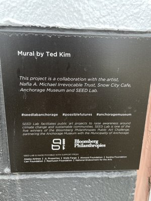 TED KIM MURAL - Updated February 2025 - 405 L St, Anchorage, Alaska ...