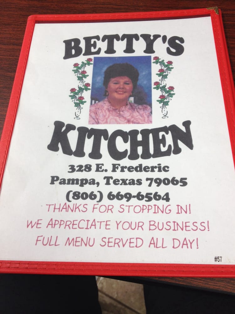 BETTY’S KITCHEN - Updated January 2026 - 328 E Frederick Ave, Pampa ...