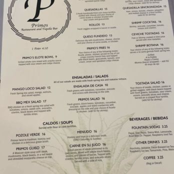 PRIMOS RESTAURANT AND TEQUILA BAR - Updated June 2024 - 237 Photos ...