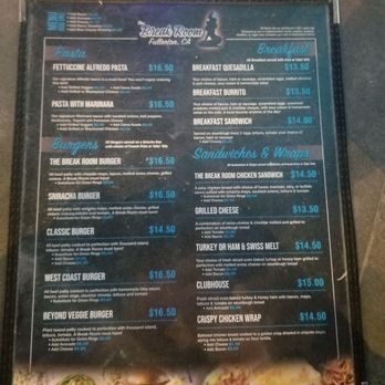 THE BREAK ROOM - Updated December 2025 - 147 Photos & 123 Reviews - 601 ...