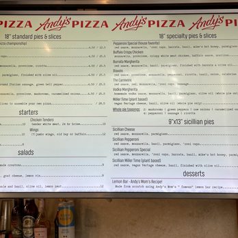 ANDY’S PIZZA - TYSONS - Updated March 2025 - 479 Photos & 434 Reviews ...