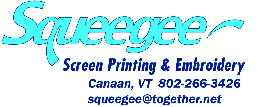 SQUEEGEE PRINTERS - RR 102, Canaan, Vermont - Customized Merchandise ...