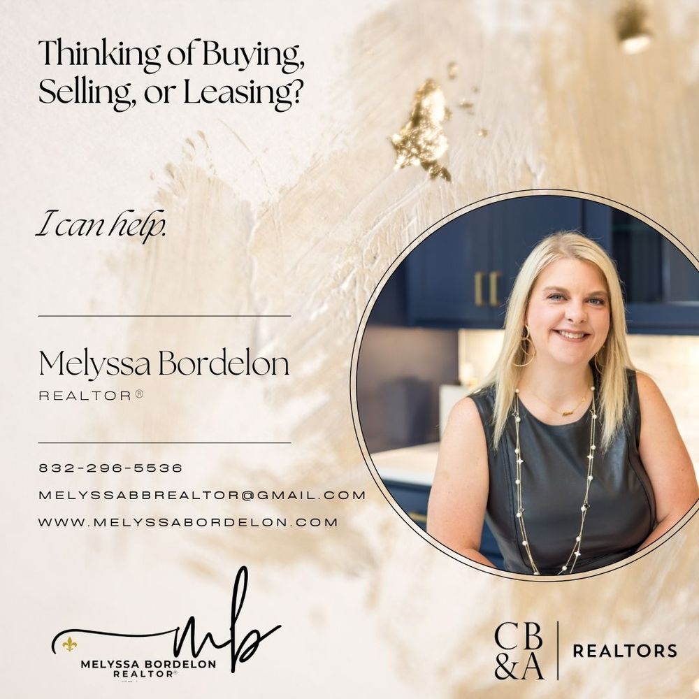 MELYSSA BORDELON - CB&A REALTORS - Updated March 2025 - Contact Agent ...