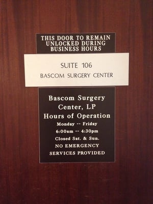 BASCOM SURGERY CENTER - Updated October 2025 - 26 Reviews - 3803 S ...