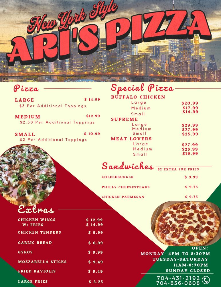 ARI’S PIZZA - Updated July 2025 - 19 Reviews - 107 N Main St, China ...