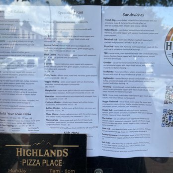 HIGHLANDS PIZZA PLACE - Updated July 2024 - 13 Reviews - 365 Main St ...
