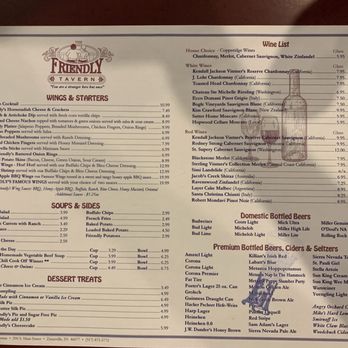 FRIENDLY TAVERN - Updated October 2025 - 409 Photos & 481 Reviews - 290 ...