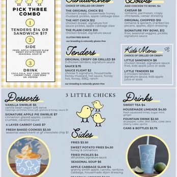 3 LITTLE CHICKS - Updated July 2024 - 257 Photos & 175 Reviews - 7885 W ...