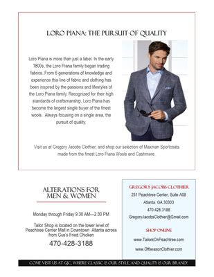 GREGORY JACOBS CLOTHIER - Updated October 2025 - 37 Photos & 22 Reviews ...