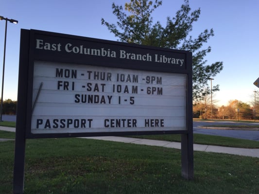 HOWARD COUNTY LIBRARY SYSTEM - EAST COLUMBIA BRANCH - Updated September ...