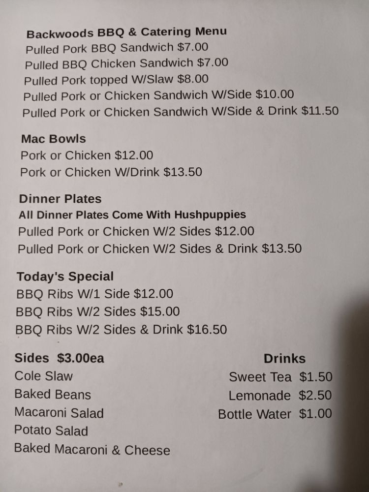 BACKWOODS BBQ & CATERING - Updated July 2025 - 13 Photos - Moorefield ...