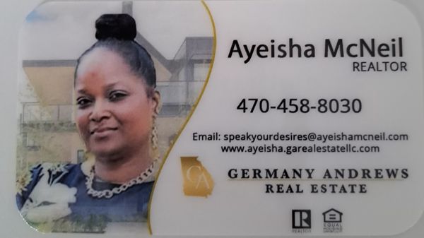 AYEISHA MCNEIL - GERMANY ANDREWS REAL ESTATE - Contact Agent - 401 ...