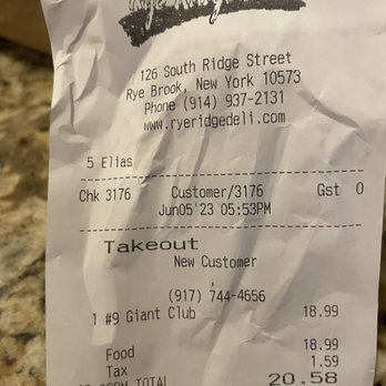 RYE RIDGE DELI - 81 Photos & 203 Reviews - 126 S Ridge St, Rye Brook ...