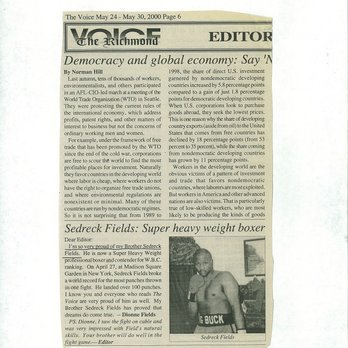 VOICE NEWSPAPER - Updated October 2025 - 205 E Clay St, Richmond ...