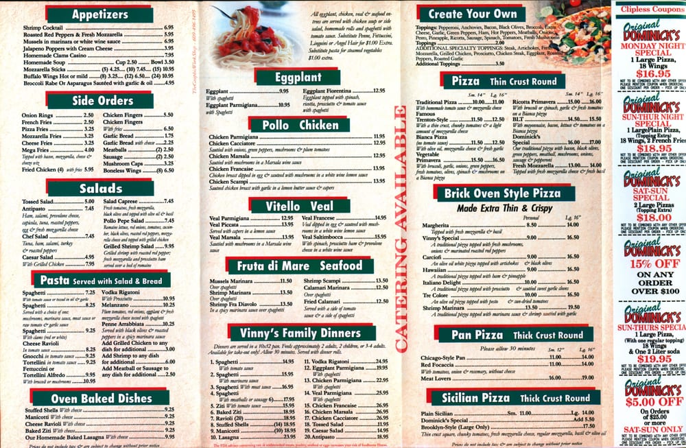 ORIGINAL DOMINICK’S PIZZA - Updated September 2025 - 10 Photos & 12 ...