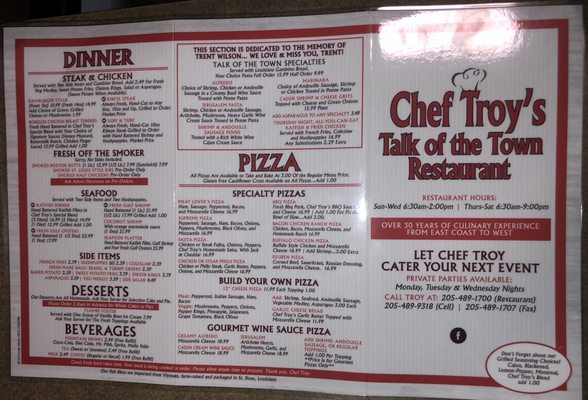 CHEF TROY’S TALK OF THE TOWN - Updated August 2024 - 34 Photos & 50 ...