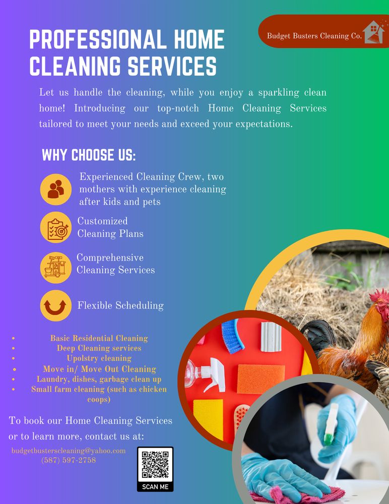 BUDGET BUSTERS CLEANING - Updated March 2025 - Edmonton, Alberta - Home ...