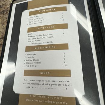 LEGACY EATERY - Updated December 2025 - 20 Photos & 17 Reviews - 574 W ...