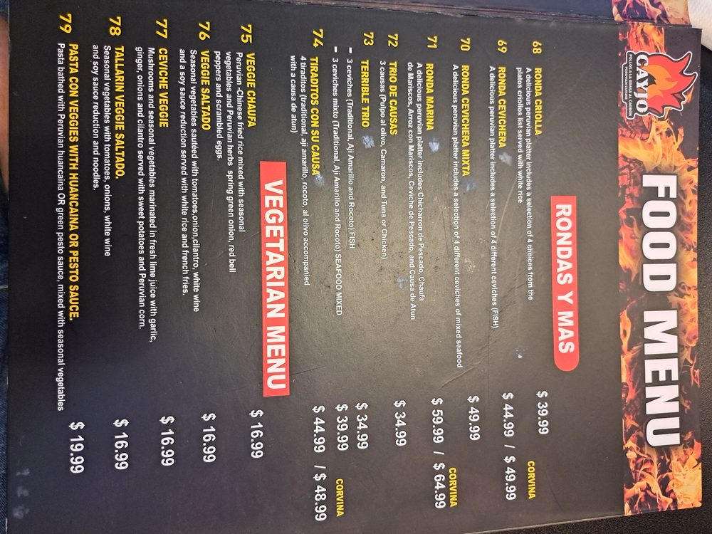 CAYJO PERUVIAN CUISINE - Updated January 2025 - 6601 Old Winter Garden ...