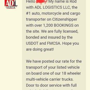 ADL LOGISTICS - Updated July 2025 - 24 Photos & 76 Reviews - Fort ...