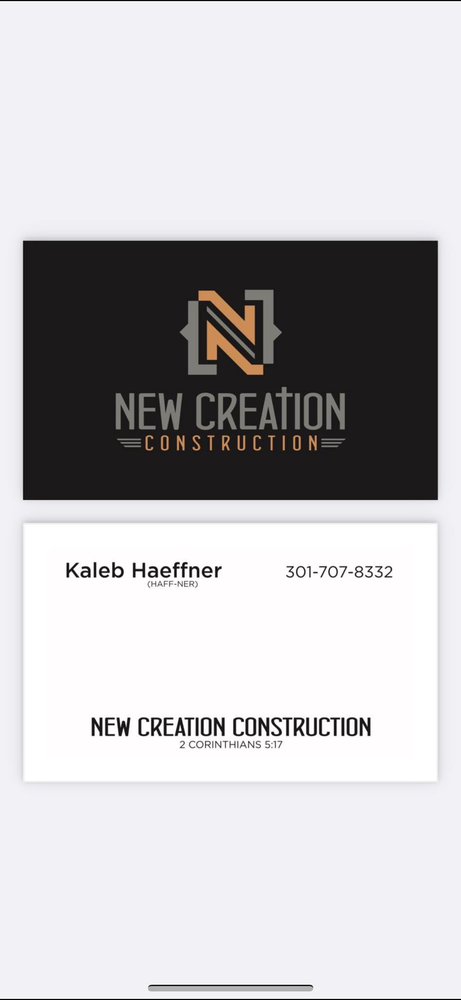 NEW CREATION CONSTRUCTION - Updated September 2025 - Request Consultation - Mount Pleasant, Iowa ...