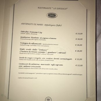 LO ZODIACO - Updated December 2025 - 34 Photos & 25 Reviews - Viale del ...