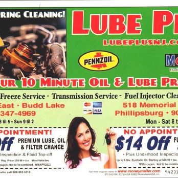 LUBE PLUS - Updated December 2025 - 26 Reviews - 189 US Highway 46 ...