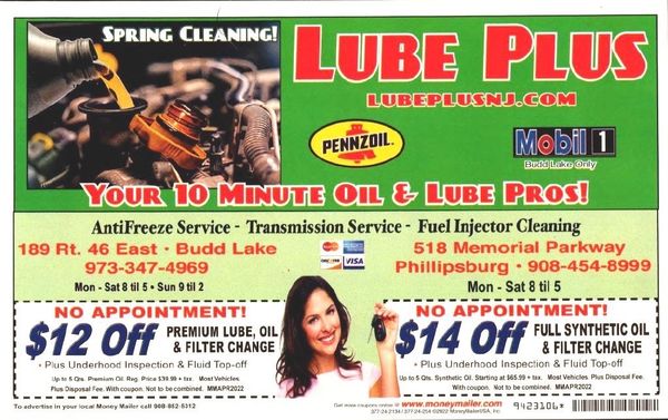 LUBE PLUS - Updated January 2026 - 27 Reviews - 189 US Highway 46, Budd ...
