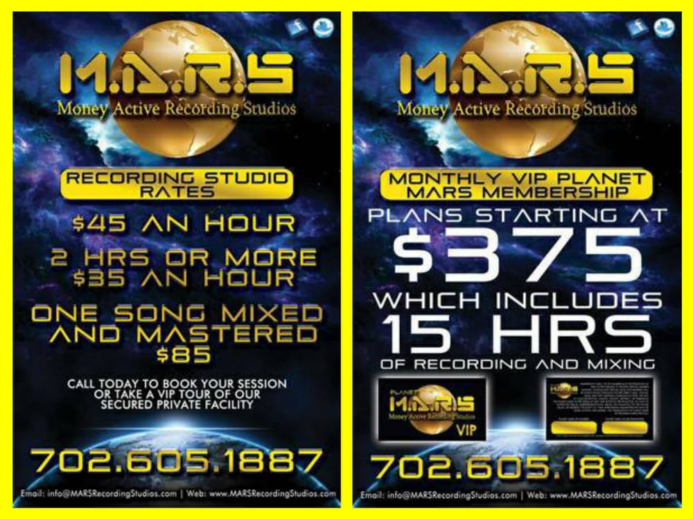 MARS RECORDING STUDIO - Updated January 2025 - 5054 S Fort Apache Rd, Las Vegas, Nevada ...