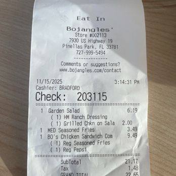 BOJANGLES - Updated January 2026 - 50 Photos & 24 Reviews - 7930 US 19 ...